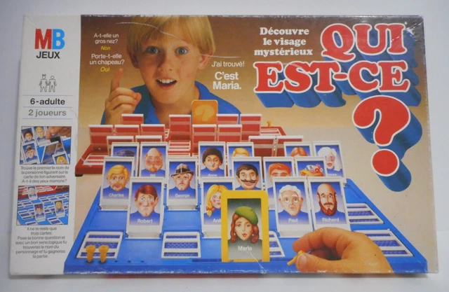 QUI EST-CE ? jeu de société vintage MB jeux 1987 EUR 14,00 - PicClick FR