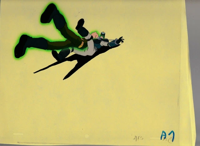 GI JOE DESSIN Animé 10,5x9,5" Animation Prod. Cel FN+ 6,5 Steve Combat ...