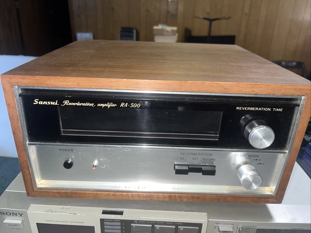 VINTAGE SANSUI RA-500 Reverberation Amplifier £24.73 - PicClick UK