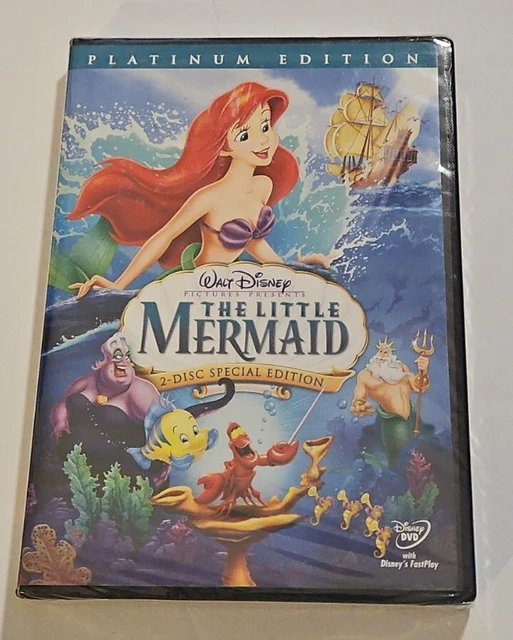 THE LITTLE MERMAID (DVD, 2006, 2-Disc Set, Platinum Edition) $8.54 ...