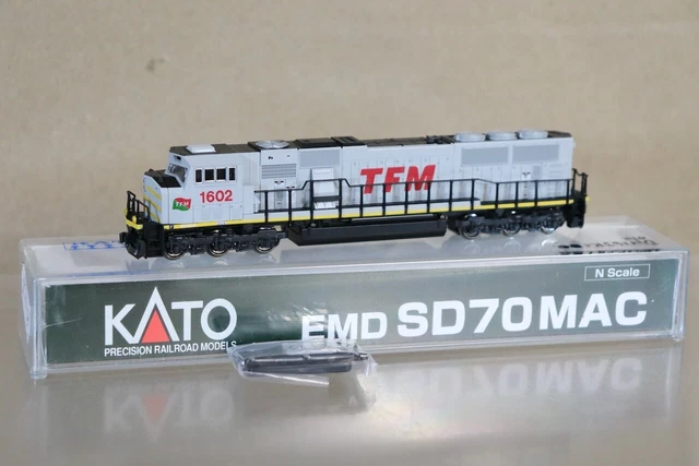 KATO 176-6405 DCC Tailliert Tfm Mexicana EMD SD70MAC Lokomotive 1602 Von EUR 205,33 - PicClick DE