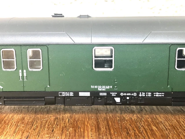 FLEISCHMANN 5102 POST Car DB Epoch IV Green 73148 - HO Boxed Excellent ...