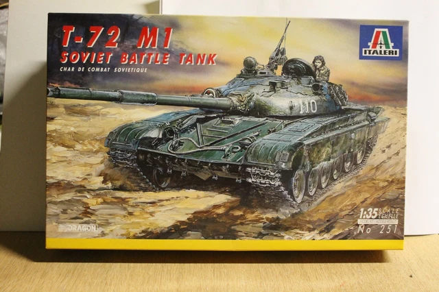 ITALAEREI N° 251 Vintage T-72 M1 Sovietbattle Tank 1/35 EUR 20,00 - PicClick FR