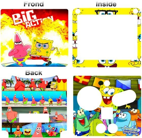 SPONGEBOB SQUAREPANTS SKIN STICKER fr Gameboy GBA SP #3 $7.40 - PicClick CA
