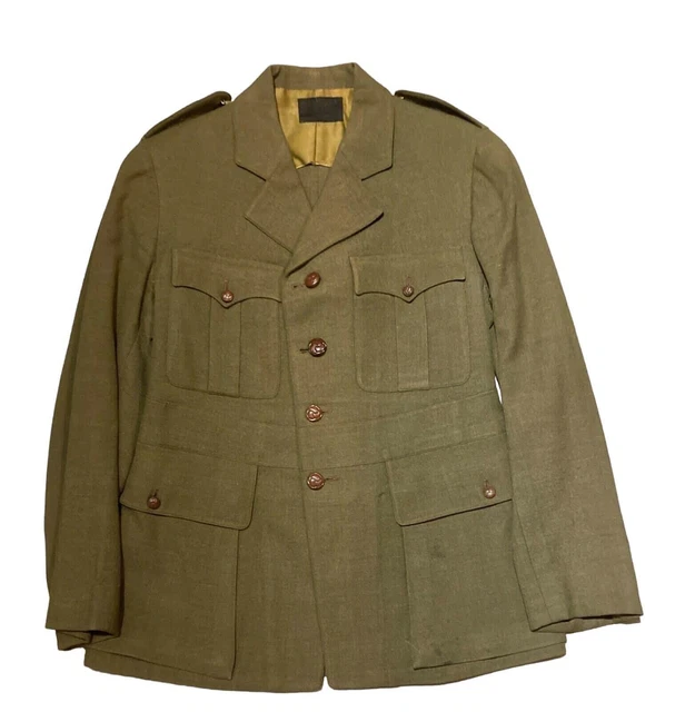 WW1/WWI PERIOD BRITISH/CANADIAN Officer’s Gaberdine Wool Uniform $450. ...