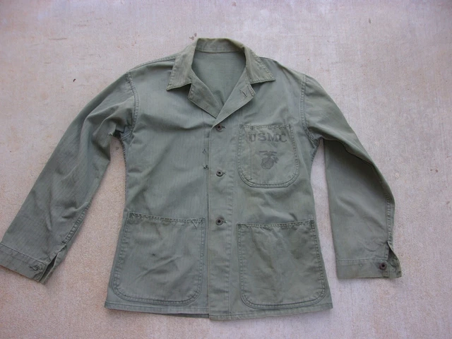 WW2/KOREAN WAR USMC P1941 HBT Utility Jacket--Restoration Project ...