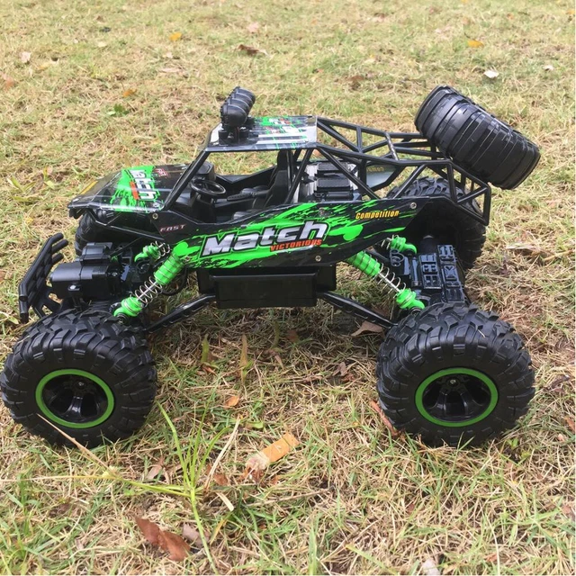 UK LARGE REMOTE Control RC Cars Big Wheel Car Monster Truck 4WD Kid Toy ...