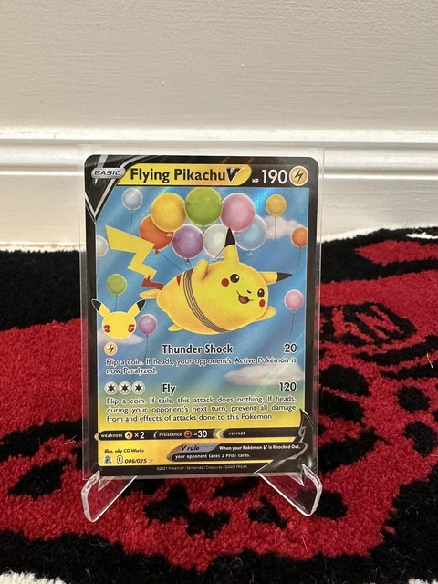 POKÉMON TCG FLYING Pikachu V 006/025 Pokemon Celebrations Ultra Rare English EUR 1,81 - PicClick FR