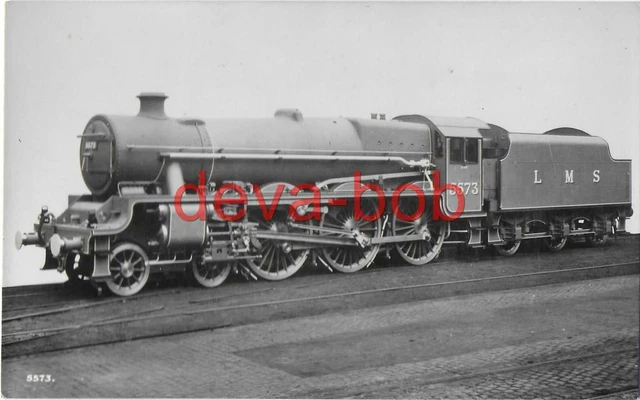RAILWAY PHOTO LMS Jubilee 5573 Newfoundland Stanier 4-6-0 Loco Official ...