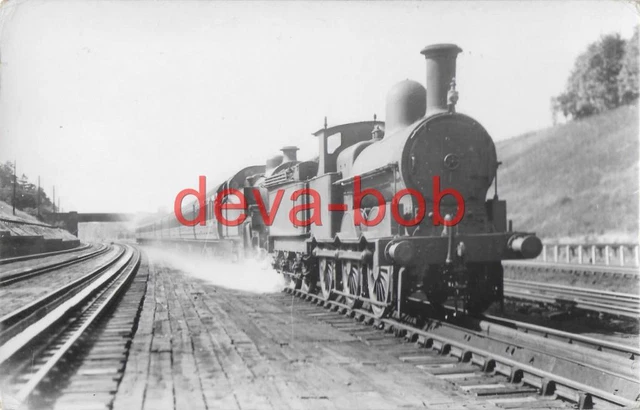 RAILWAY PHOTO LMS Cauliflower 8521 Bushey Troughs LNWR 0-6-0 + 4P 2-6 ...