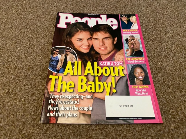 PEOPLE MAGAZINE 24/10/2005 Tom Cruise Katie Holmes Eva Longoria Foxy ...