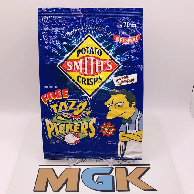 SIMPSONS PICKERS TAZO Chip Packet Twisties Bart $100.00 - PicClick AU