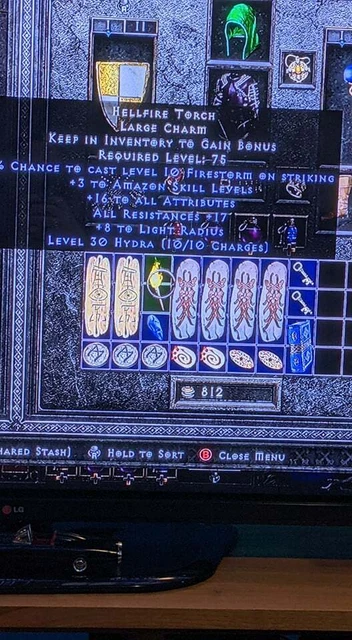 DIABLO 2 RESURRECTED AMAZON HELLFIRE TORCH D2R XBOX/PS4-PS5-PLAYSTATION ...