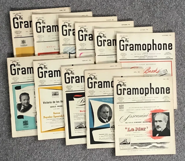 THE GRAMOPHONE MAGAZINE Volume XXIX, 1951/52 £16.15 - PicClick UK