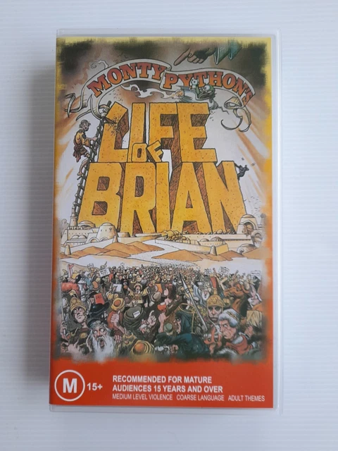 MONTY PYTHON'S LIFE Of Brian Vhs Pal Cassette Tape Video Movie!! EUR 5 ...