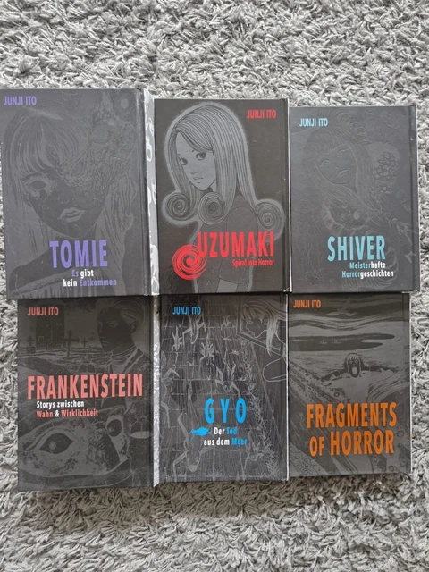 JUNJI ITO MANGA Tomie,Uzumaki, Shiver, Frankenstein, Gyo, Fragments Of ...