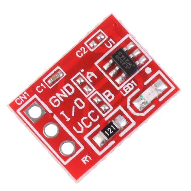 10PCS TTP223 TOUCH Button Switch Capacitive Sensor Module Self-Locking ...