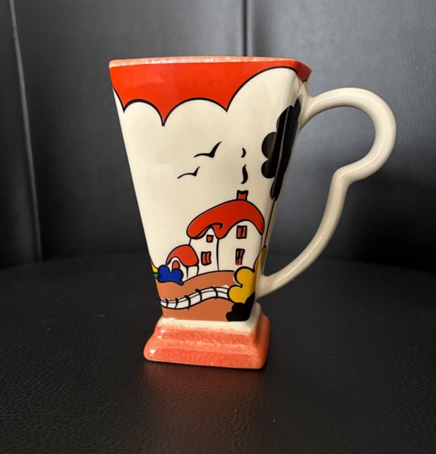 MOORLAND CLARICE CLIFF Art Deco Style ''Huntley Cottage" Mug £20.00 ...