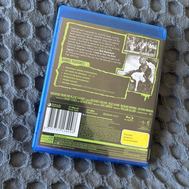 CREATURE FROM THE Black Lagoon Blu-ray 1954 Classic Horror Richard ...
