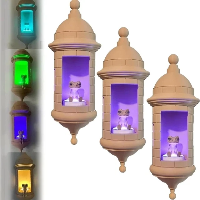 NO BRACKET WALL Coqui Lamp Adjustable Colors Coqui Frog Lights £7.46 ...