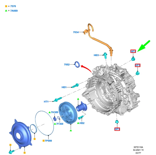 FORD PUMA TRANSMISSION Plug 2546296 W790546-S900 NEW GENUINE £14.00 ...