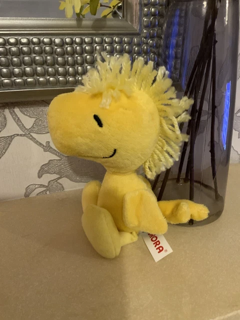 SNOOPY YELLOW BIRD Woodstock 20cm Plush Toy Peanuts Aurora £19.50 ...