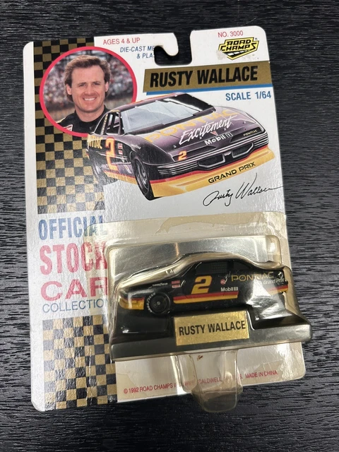 OFFICIAL NASCAR STOCK Car Collection Rusty Wallace #2 Pontiac Diecast ...