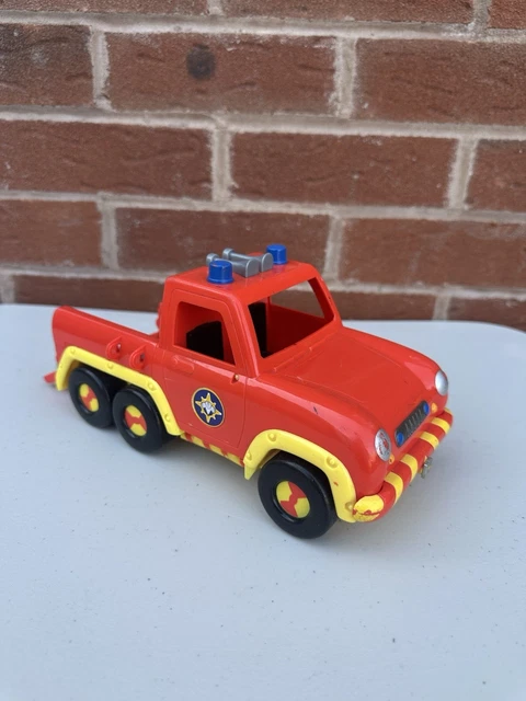 FIREMAN SAM PUSH Along Venus Fire Truck With Sounds Working Toy £8.00 ...