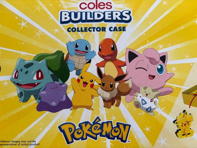 COLES POKEMON BUILDERS 2024 Collectable -Choose Your Character -SAME ...