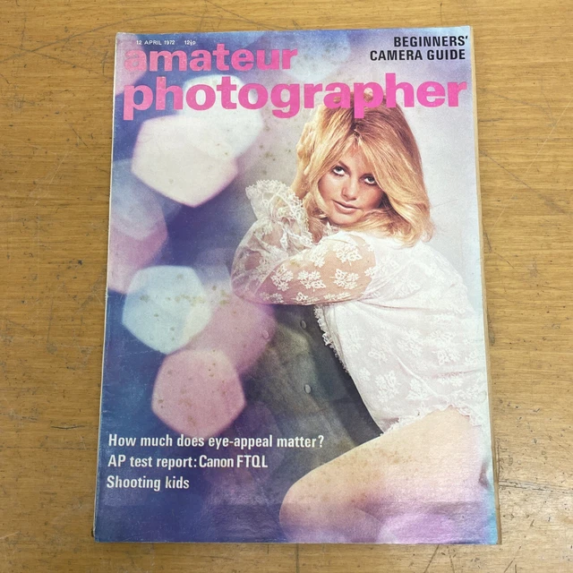 Vintage Amateur Photographer April 1972 Magazine Beginners Camera Guide