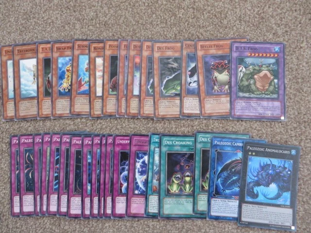 YUGIOH FROG/PALEOZOIC DECK Builder Card Set - Swap/Des/Dupe/Ronintoadin ...
