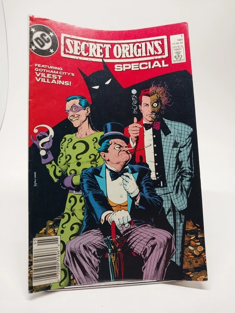 SECRET ORIGINS SPECIAL 1 - DC Comic 1989 Batman Villains - Lire la ...