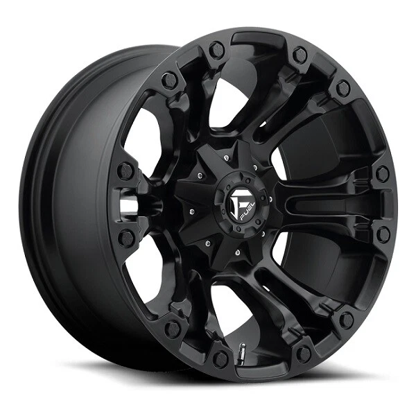 20 INCH BLACK Wheels Rims Ford F250 F350 Fuel Offroad D560 D56020901750 ...