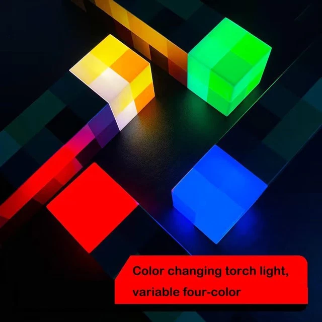 WALL TORCH LAMP, 4-Color Change Light-Up Table Lamps, USB Rechargeable ...