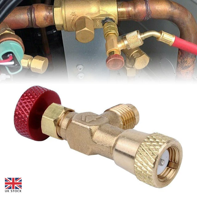 1/4''- 5/16'' R410A Copper Flow Control Valve for Refrigerant Charging ...