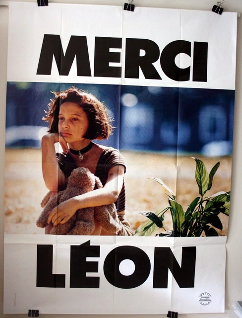 LEON, LUC BESSON, JEAN RENO, Natalie Portman,Merci Leon, affiche EUR 40 ...