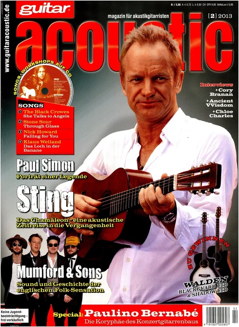 PAUL SIMON STING Paulino Bernabè Spécial - Guitare Acoustique Workshops ...