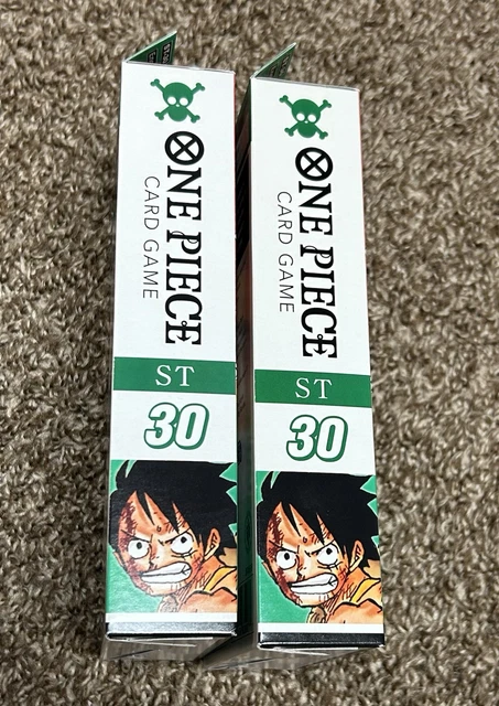 ONE PIECE TCG Starter Deck ST-30 Luffy and Ace English 2 Sealed Boxes ...
