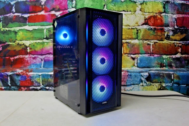 CUSTOM RGB GAMING Desktop PC Intel Core i7 3.40 Quad 32 GB SSD Nvidia ...