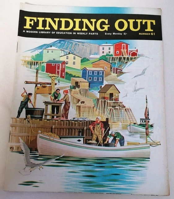 MAGAZINE - VINTAGE Purnell 1960s Finding Out Weekly Educational ...