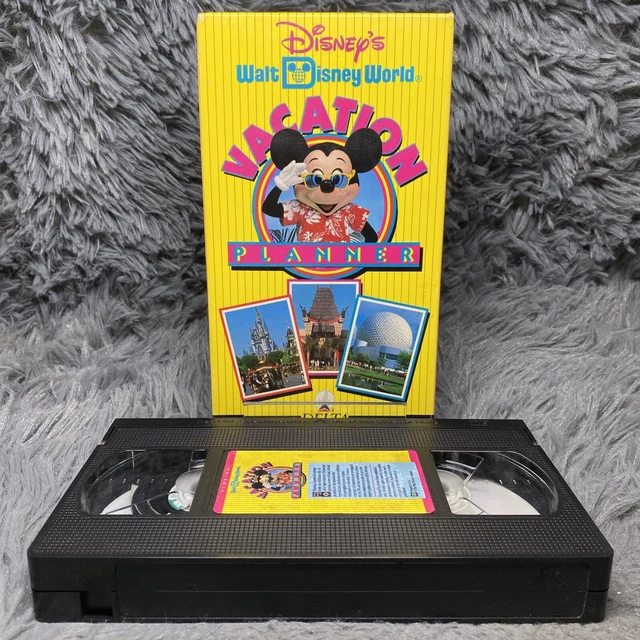 DISNEY'S - WALT Disney World Vacation Planner VHS Tape 1993 Presented ...
