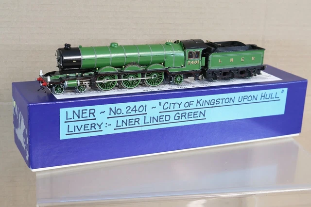 DJH KIT BUILT LNER 2-6-4 RAVEN CLASS A2 LOCO 2401 CITY of KINGSTON UPON ...