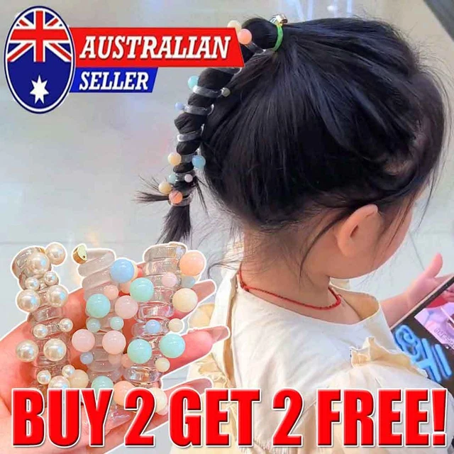 TELEPHONE WIRE LINE Elastic Bands Hair Ties Scrunchy colored Rubber ...