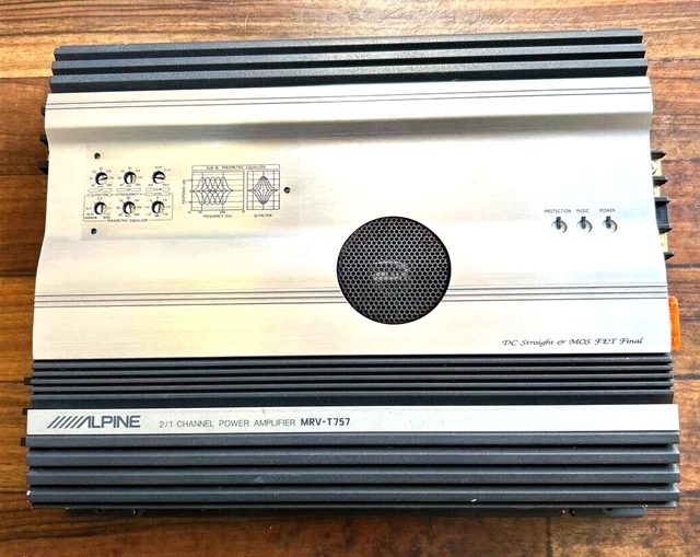 ALPINE MRV-T757 400W old school parametric equalizer amplifier Used ...