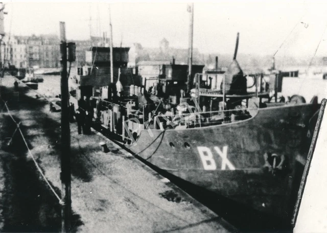 FOTO KRIEGSMARINE LAT Prinses Beatrix Hafen Gotenhafen Pier 1944 M1.74 ...