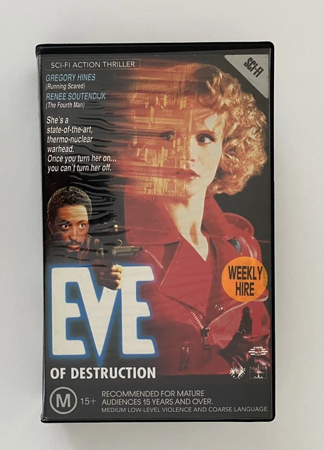 EVE OF DESTRUCTION [VHS] Applause Roadshow Video Ex-Rental Tape ...