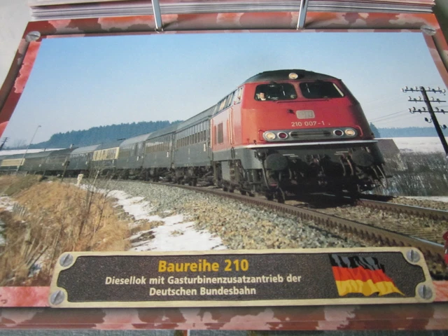 LOKARCHIV A DIESELLOKOMOTIVEN 54 DB 210 Gasturbinenloks 1970 £3.53 ...