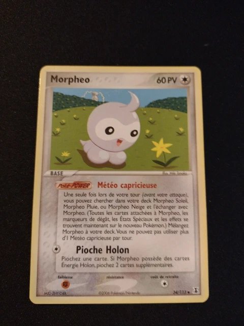 CARTE POKEMON MORPHEO 34/113 EX Espèces Delta FR EUR 4,00 - PicClick FR