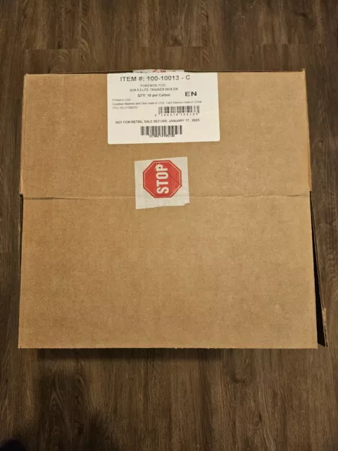 POKEMON SV PRISMATIC Evolutions ETB Case Empty Box Elite Trainer Case ...