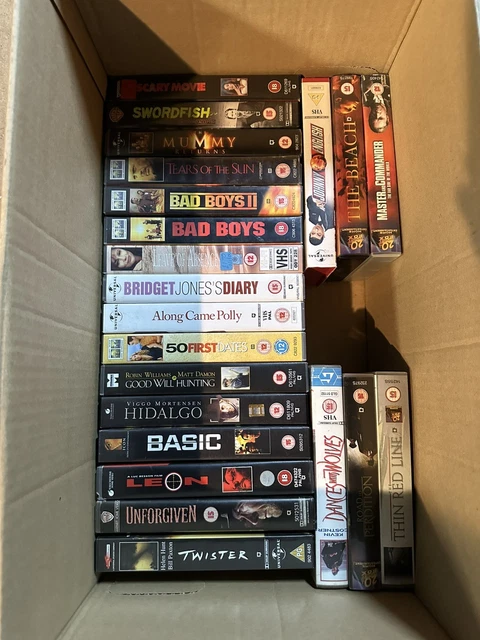 VHS VIDEO TAPE Job Lot Bundle- 22x VHS Tapes- Vintage Mix Of Movies ...